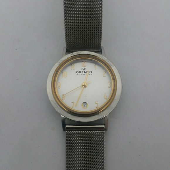 Skagen | Accessories | Grenen Skagen Silvertone Mesh Womens Watch ...